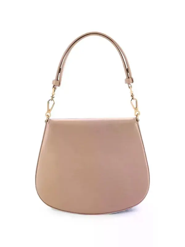 Saint Laurent Voltaire Top Handle Bag Leather Mini Satchel - Neutrals