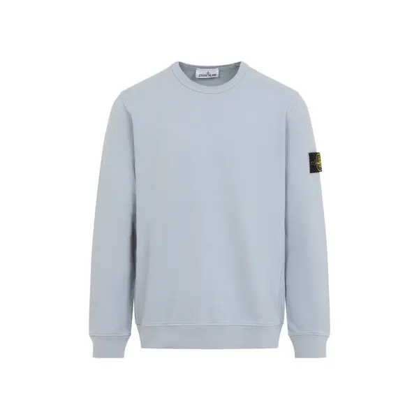 Stone Island Cotton Crewneck Sweatshirt - Blue