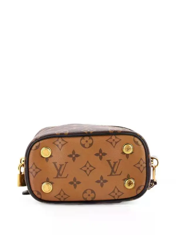 LOUIS VUITTON Vanity Handbag Reverse Monogram Canvas Pm Satchel