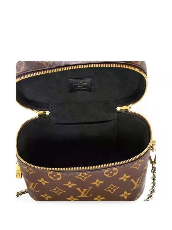LOUIS VUITTON Vanity Handbag Reverse Monogram Canvas Pm Satchel