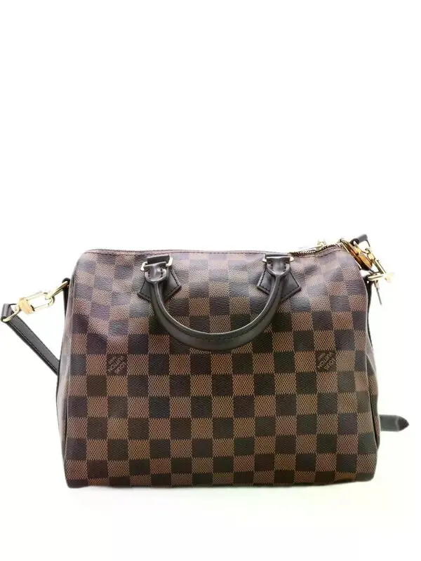 LOUIS VUITTON Speedy Bandouliere Satchel - Brown