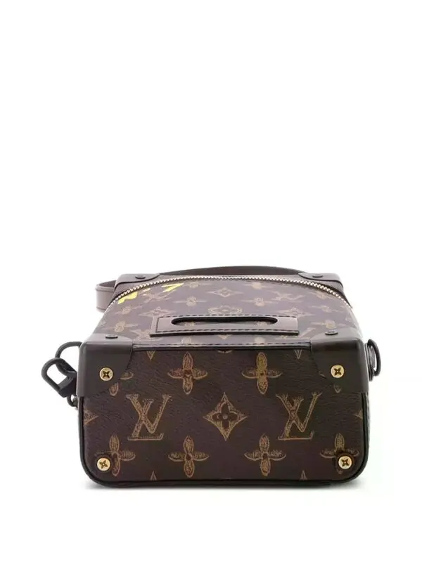 LOUIS VUITTON Vertical Box Trunk Bag No. 7 Trunk L'oeil Vintage Monogram Canvas Crossbody Bag