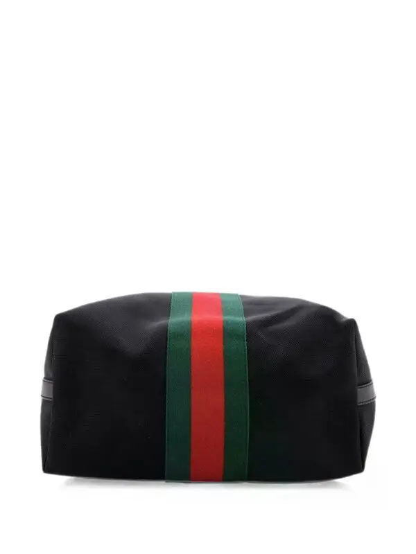 Gucci Web Zip Techno Canvas Medium Tote Bag