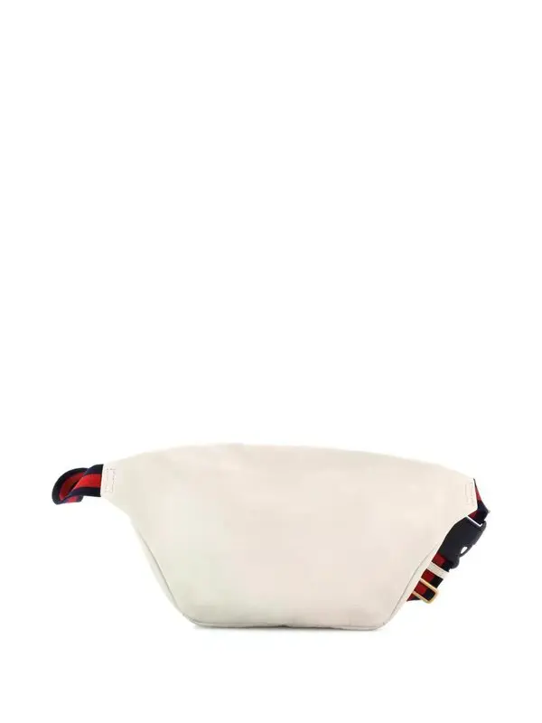 Gucci Logo Printed Leather Belt Bag - Neutrals