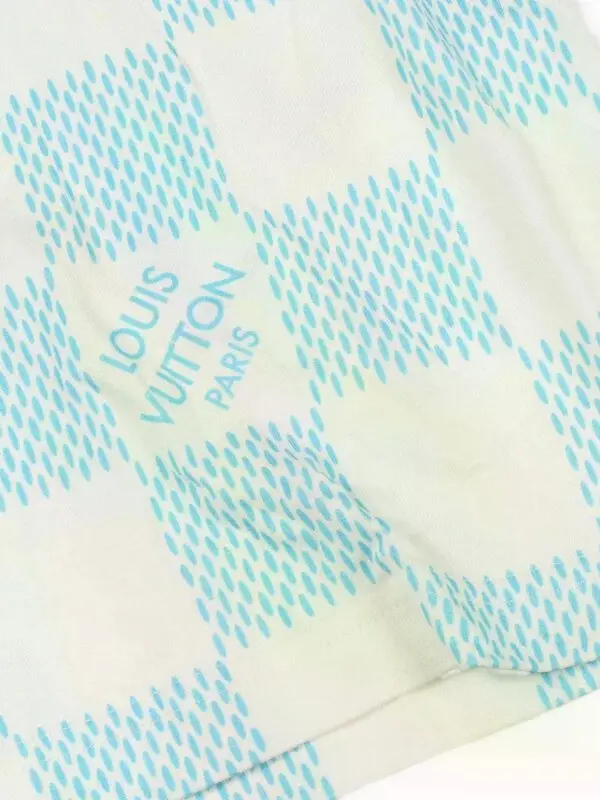 LOUIS VUITTON 2010s Damier Monogram T-shirt