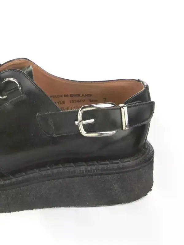 Comme Des Garçons D-ring Buckle Leather Loafers