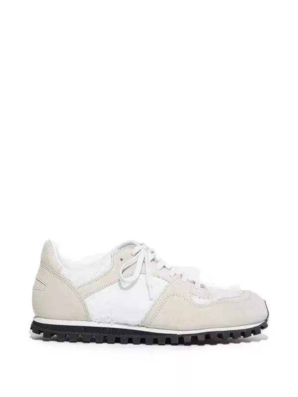 Comme Des Garçons X Spalwart Sequin-embellished Suede Sneakers - Neutrals