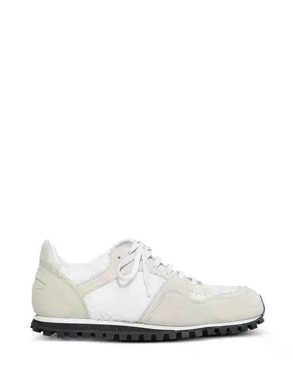 Comme Des Garçons X Spalwart Sequin-embellished Suede Sneakers - Neutrals