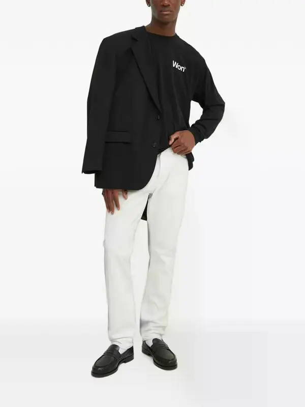 WON HUNDRED Logo-print Long-sleeve T-shirt