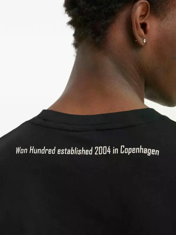 WON HUNDRED Logo-print Long-sleeve T-shirt