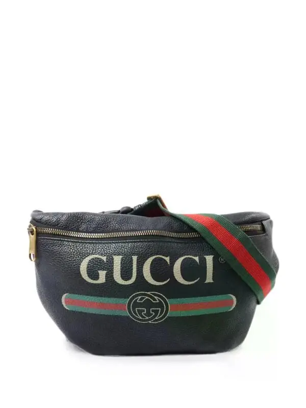 Gucci Gg Web Detail Belt Bag