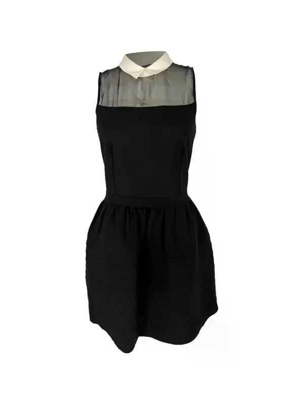 Maje Eponime Collared Mini Dress