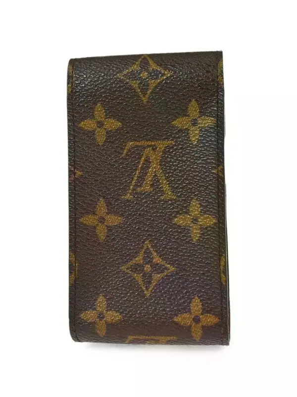 LOUIS VUITTON 2002 Etui Cigarette Case - Brown