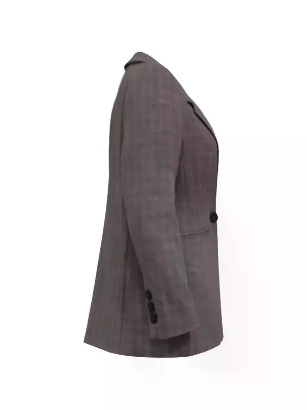 ANINE BING 2020s Madeleine Checked Blazer