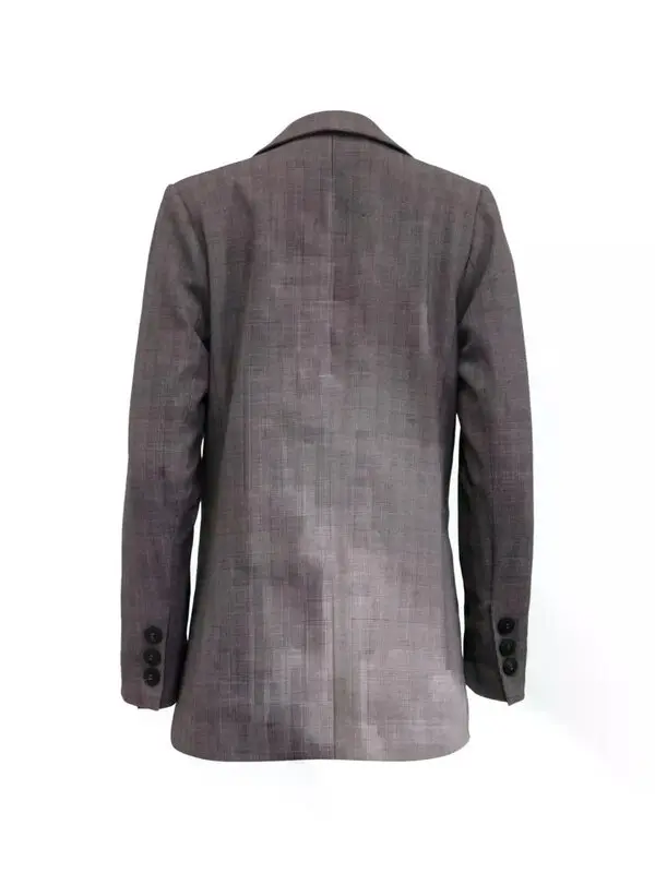 ANINE BING 2020s Madeleine Checked Blazer