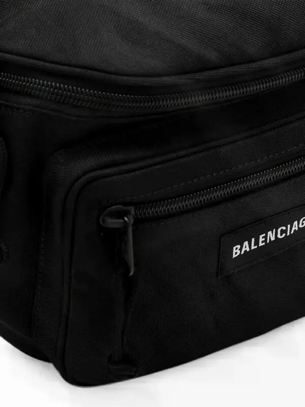 Balenciaga Logo-patch Zip-fastening Belt Bag
