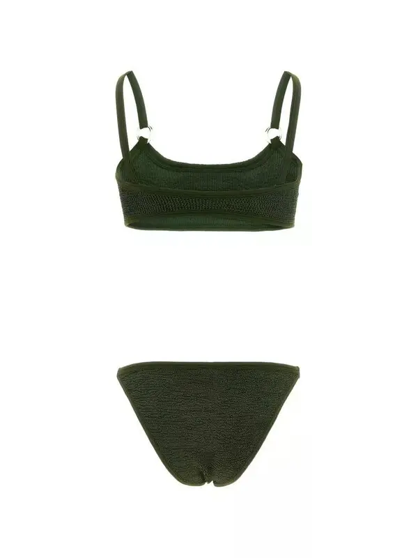 Hunza G Iris Ring-detail Bikini - Green