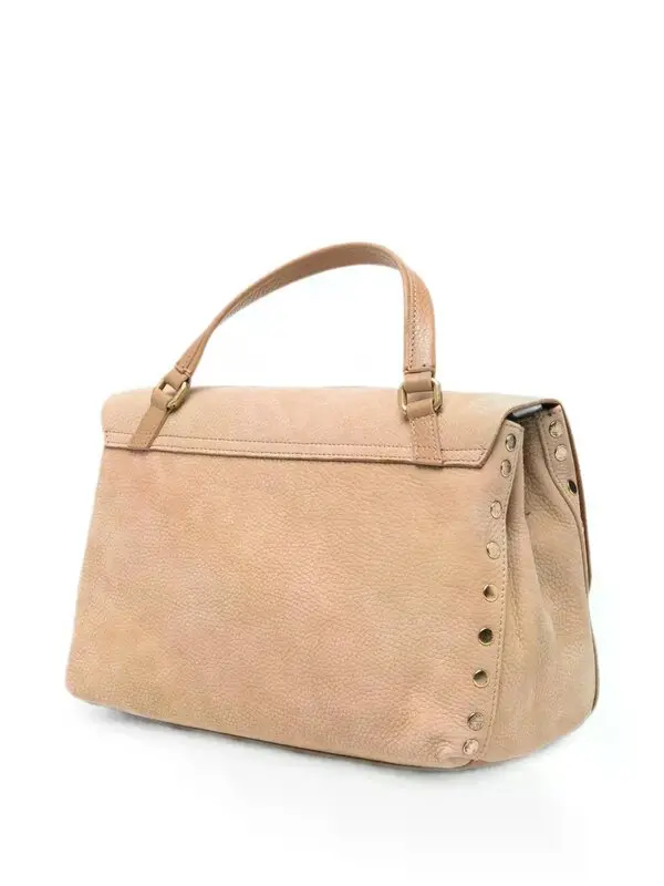 ZANELLATO Postina Jones Stud-embellished Leather Tote Bag