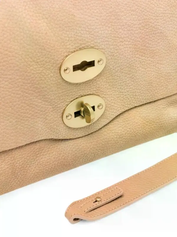 ZANELLATO Postina Jones Grained-leather Tote Bag - Neutrals