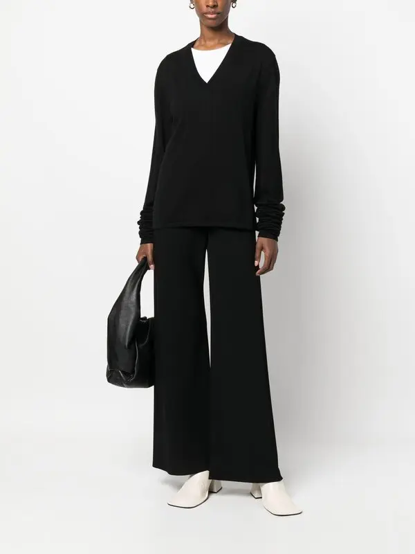 THE ROW Gala Flared Leg Trousers