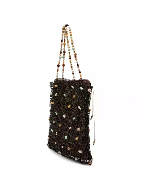 Cult Gaia Mercer Bauble-embellished Tote Bag - Brown