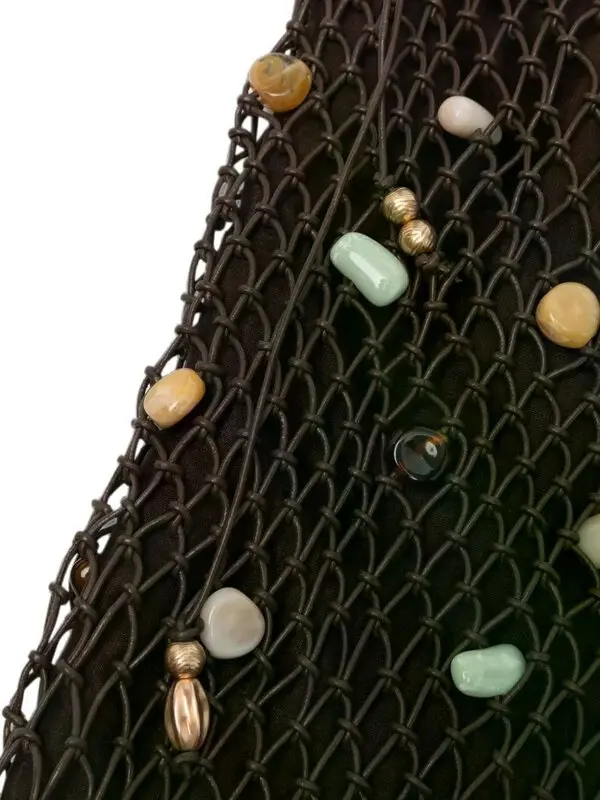 Cult Gaia Mercer Bauble-embellished Tote Bag - Brown