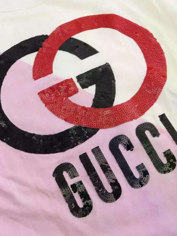 Gucci 2020s Interlocking G Sequin Tank Top