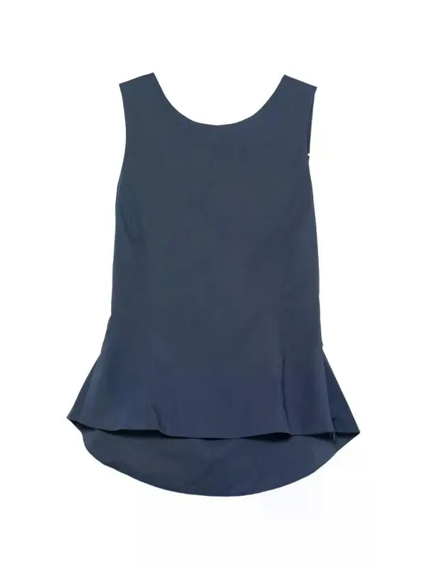MOUTAKI Bow-detail Peplum Blouse