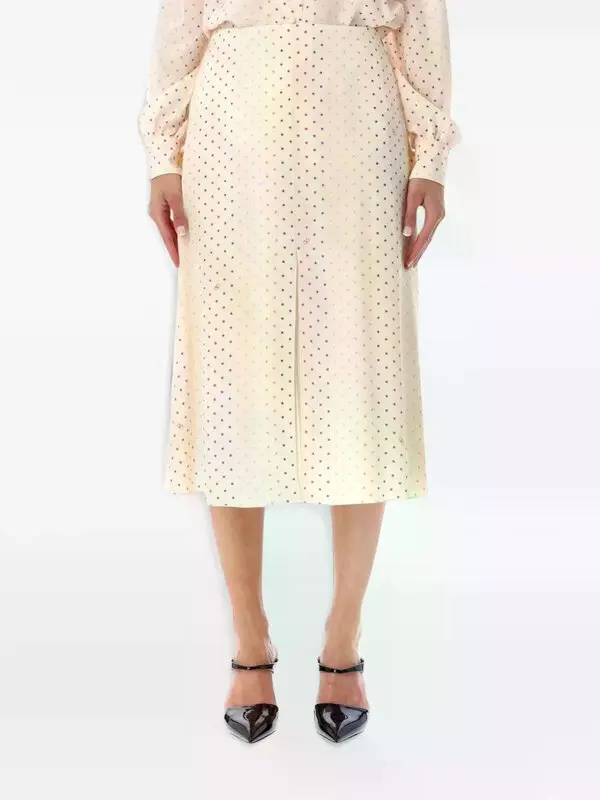 Valentino Garavani Midi Star-print Vlogo Skirt