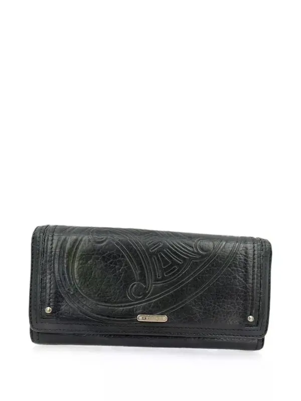 Celine Triomphe-embossed Long Wallet