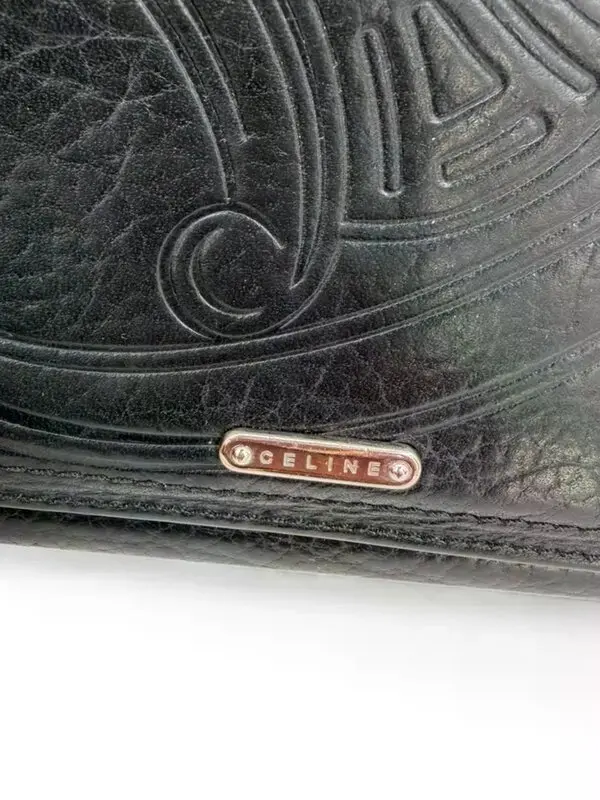 Celine Triomphe-embossed Long Wallet