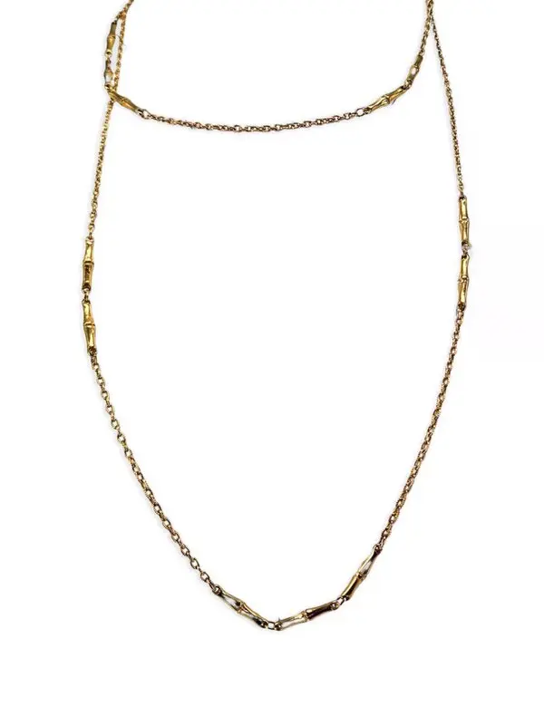 MADISON MAISON 1970s Station Link Necklace - Gold