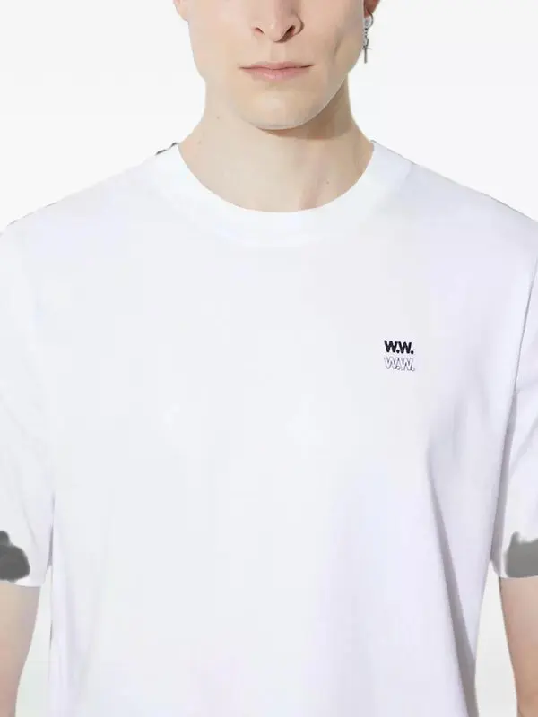 Wood Wood Logo-print T-shirt