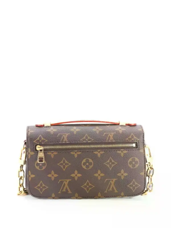LOUIS VUITTON Monogram Canvas Pochette Metis East West Crossbody Bag