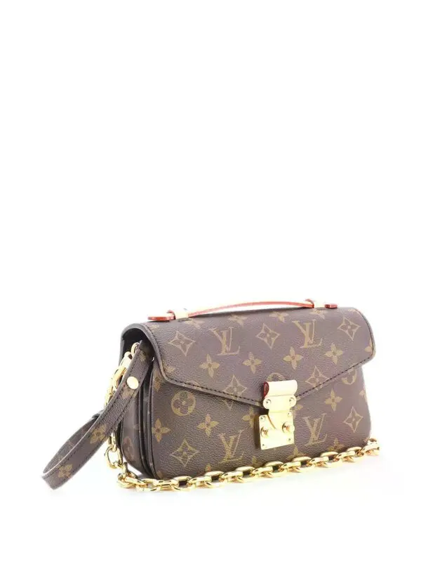 LOUIS VUITTON Monogram Canvas Pochette Metis East West Crossbody Bag
