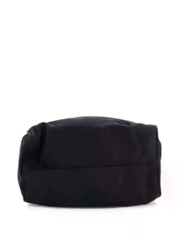 Prada Padded Convertible Shopping Re-nylon With Leather Medium Tote Bag