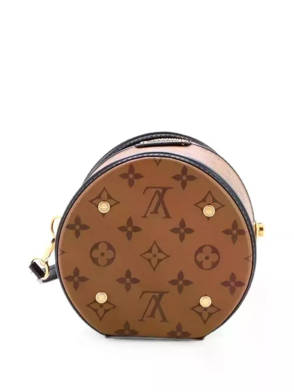 LOUIS VUITTON Cannes Handbag Reverse Monogram Canvas Satchel