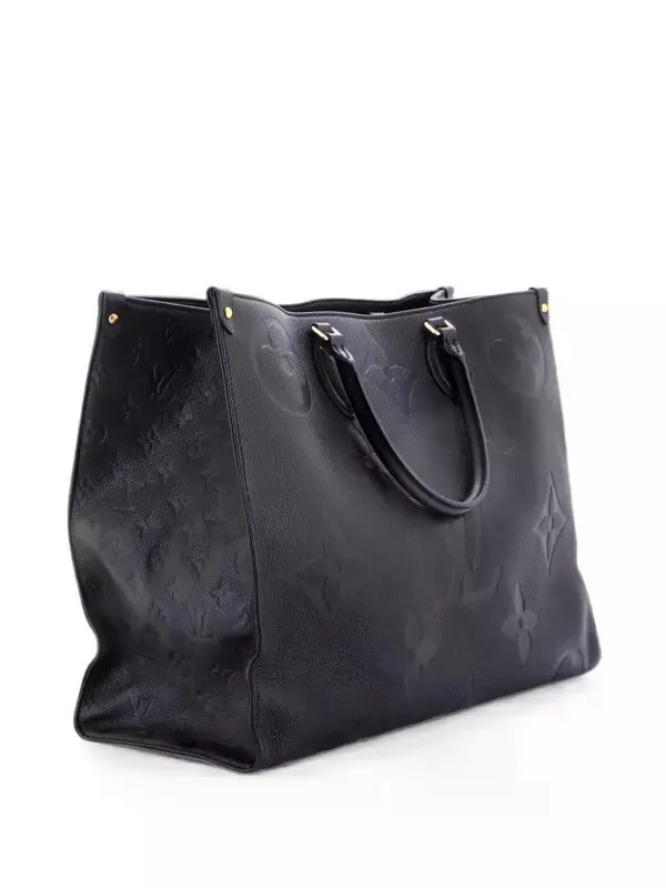 LOUIS VUITTON Monogram Empreinte Giant Gm Tote Bag - Black