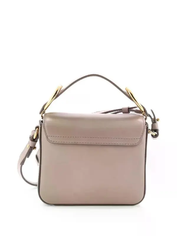 Chloé C Flap Bag Leather Mini Crossbody Bag