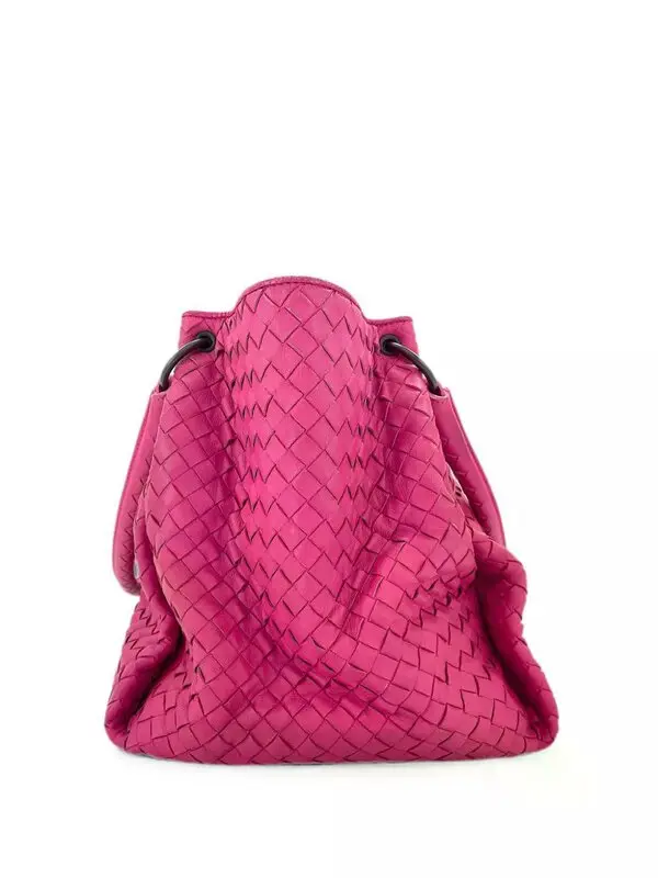Bottega Veneta 2010s Intrecciato Tote Bag - Pink