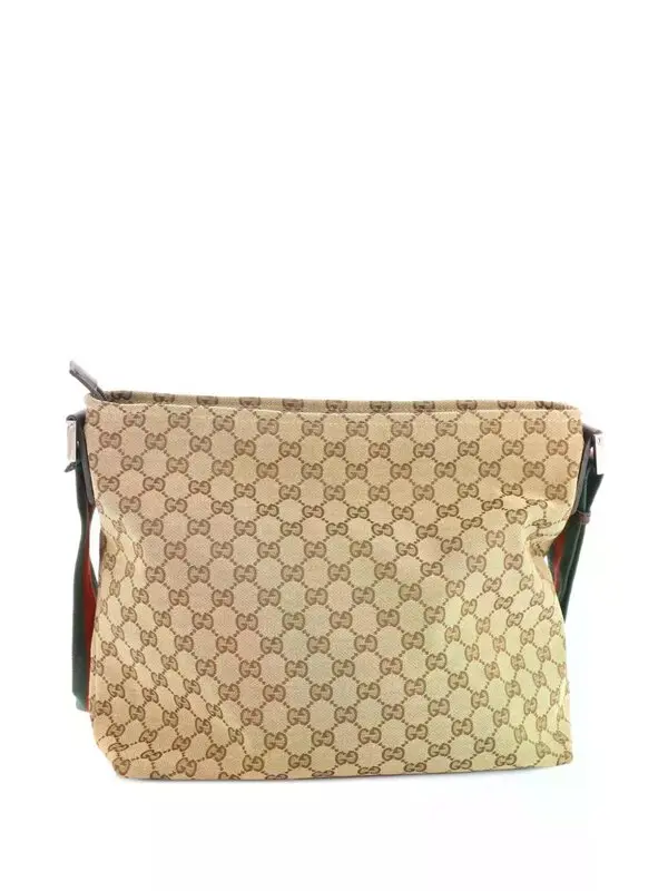 Gucci Gg Canvas Medium Messenger Bag