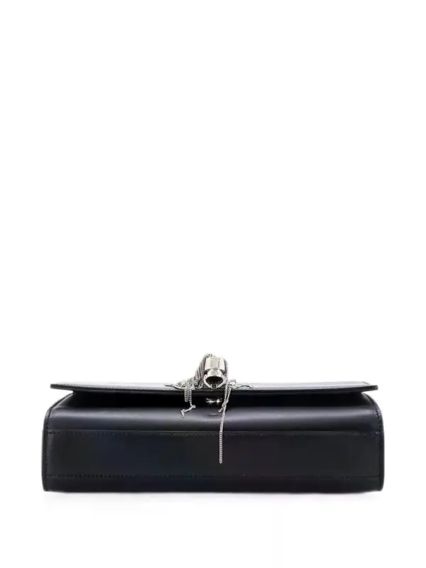 Saint Laurent Classic Monogram Tassel Leather Medium Crossbody Bag