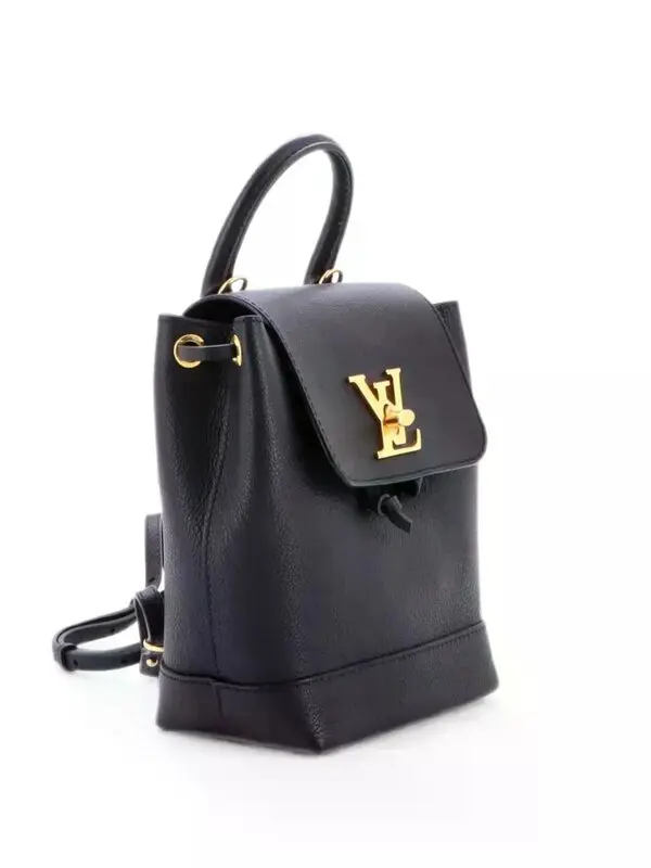 LOUIS VUITTON Lockme Leather Mini Backpack