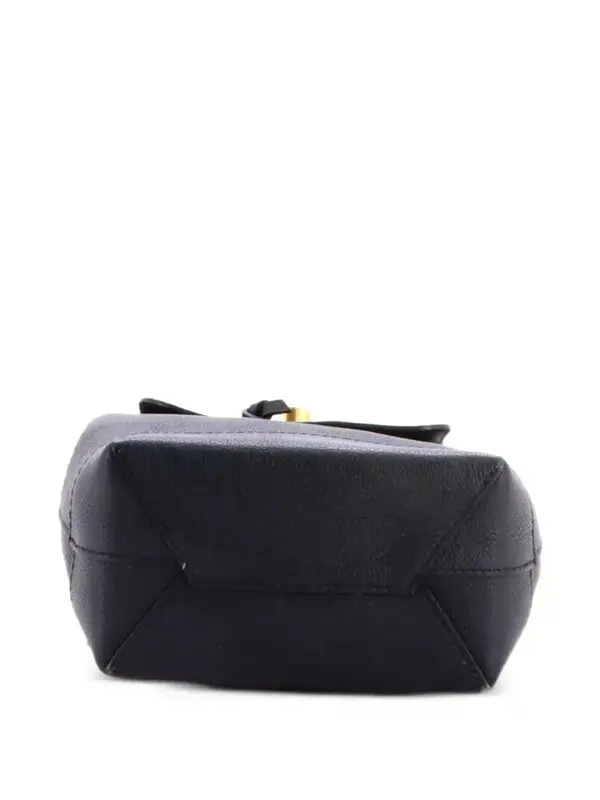 LOUIS VUITTON Lockme Leather Mini Backpack - Black