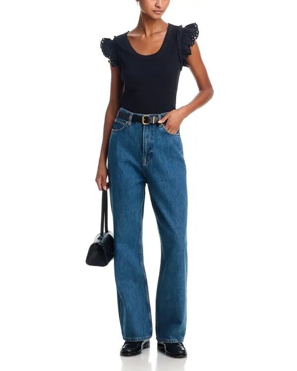 Rails Giovanna Ruffle Sleeve Top