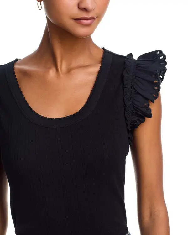 Rails Giovanna Ruffle Sleeve Top