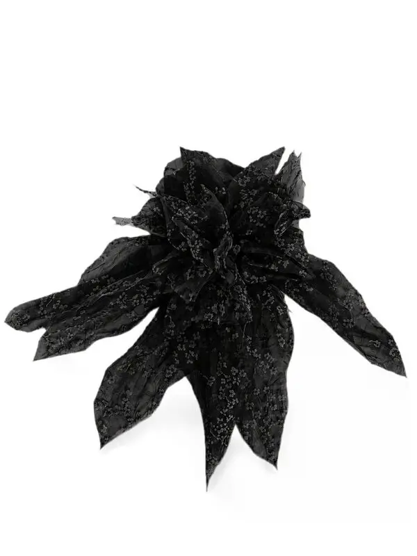 Alberta Ferretti Floral-motif Silk Brooch