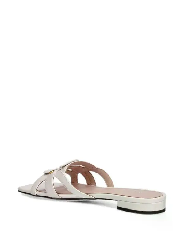 COCCINELLE C-me Logo Appliqué Sandals