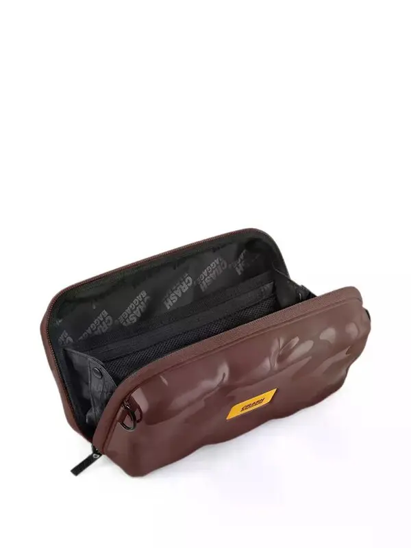 CRASH BAGGAGE Mini Icon Dented-effect Crossbody Bag