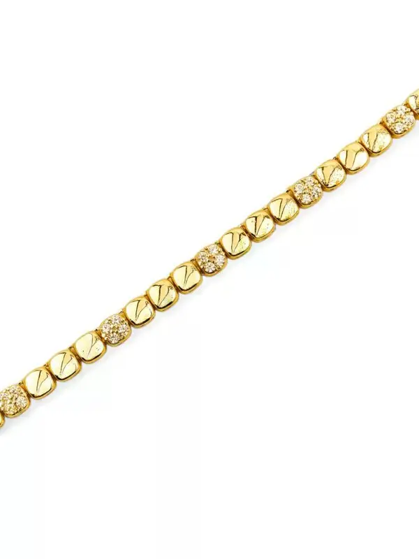 LADY D WORLD Celeste Square Glow Tennis Necklace